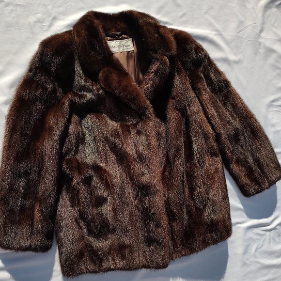 Davidson Furs | Jackets & Coats | Vintage Real Mink Coat By Davidson ...